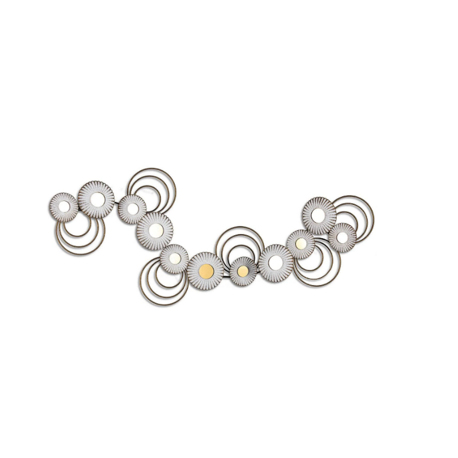 Panou metalic decorativ perete 3D, Deco Art Studio Casa, 101 x 41 cm ...