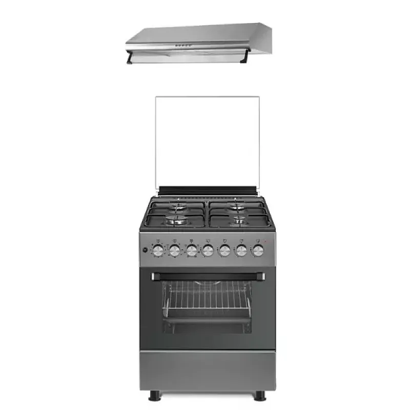 Pachet Studio Casa Aragaz Scala Graphite Grey 60 cm si hota clasica ...