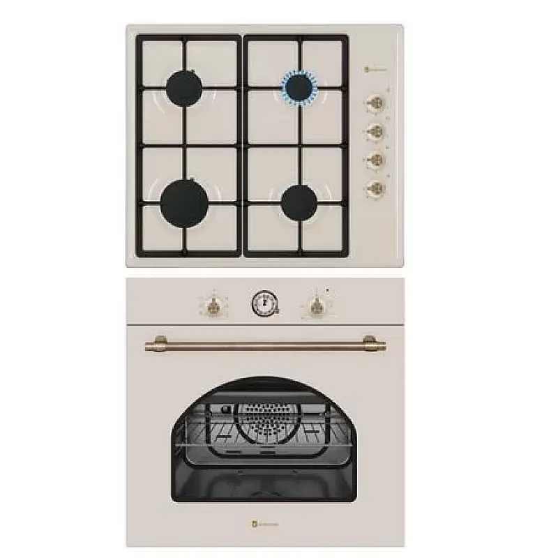 Pachet rustic incorporabil Dolce Vita Vintage cuptor electric si plita ...